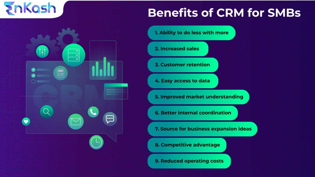 Importance of CRM for SMBs—9 Reasons | EnKash