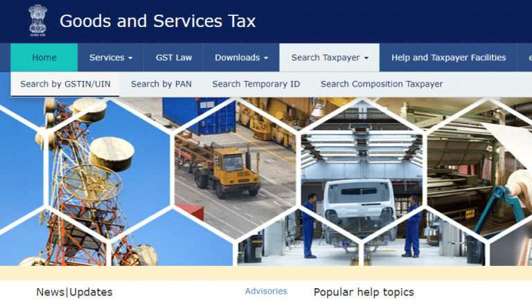 GST Number Search in India by Name, Pan card and Number