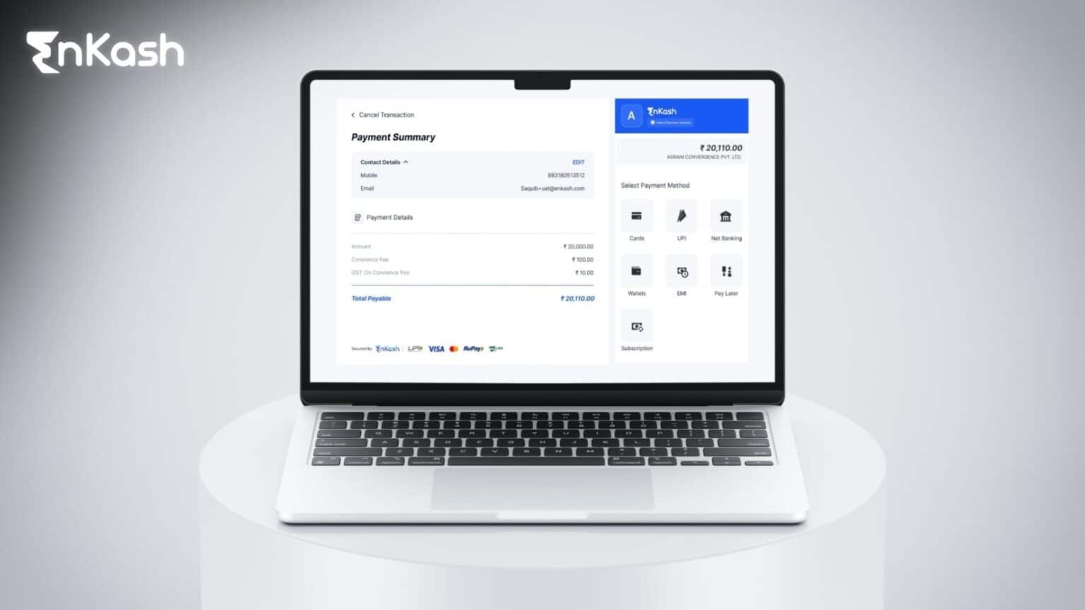 Best Practices for Payment Gateway UI/UX Design | EnKash